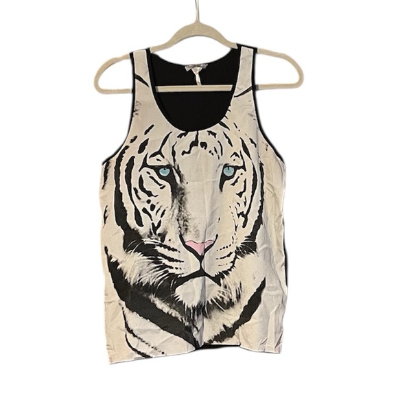 Tops | Vintage Tiger Blouse | Poshmark